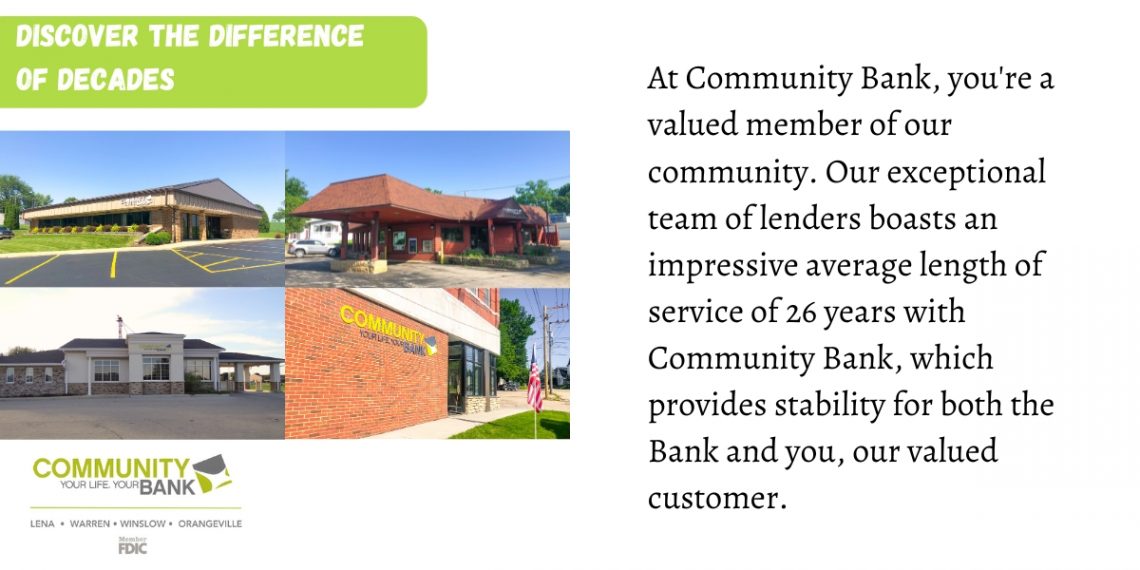 Community Bank | Lena, Winslow, Orangeville and Warren Illinois
